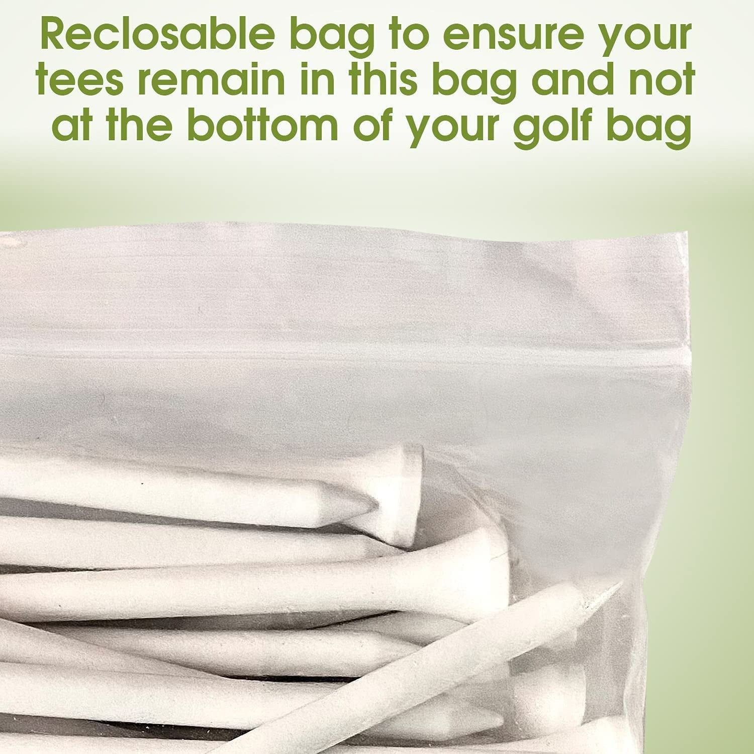 All Teed Up 3-¼ inch Pro Wood Golf Tees